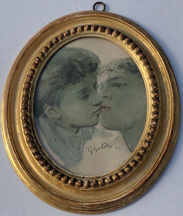 Giacomo Gandi (1846-1932) Orig. Aquarell | Kaufen auf Ricardo