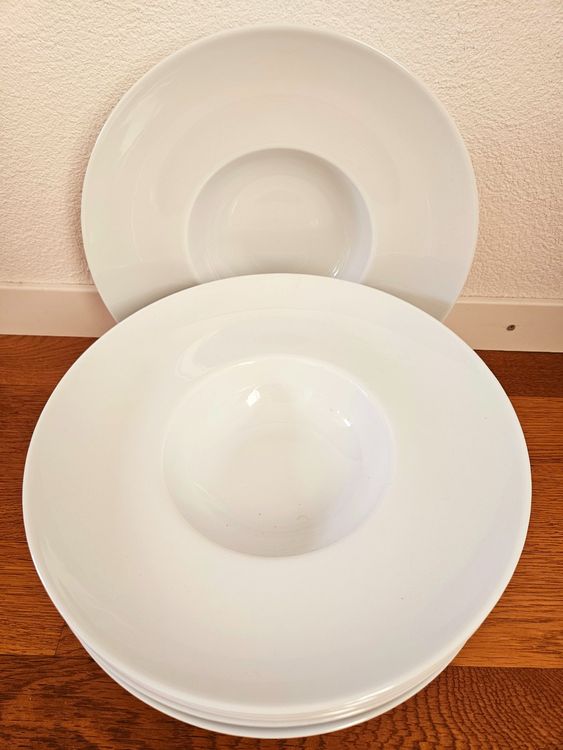 6 Schlichte schöne weisse Suppenteller von Kahla Gross! (Gebraucht) in Birmensdorf ZH für CHF 22 ...