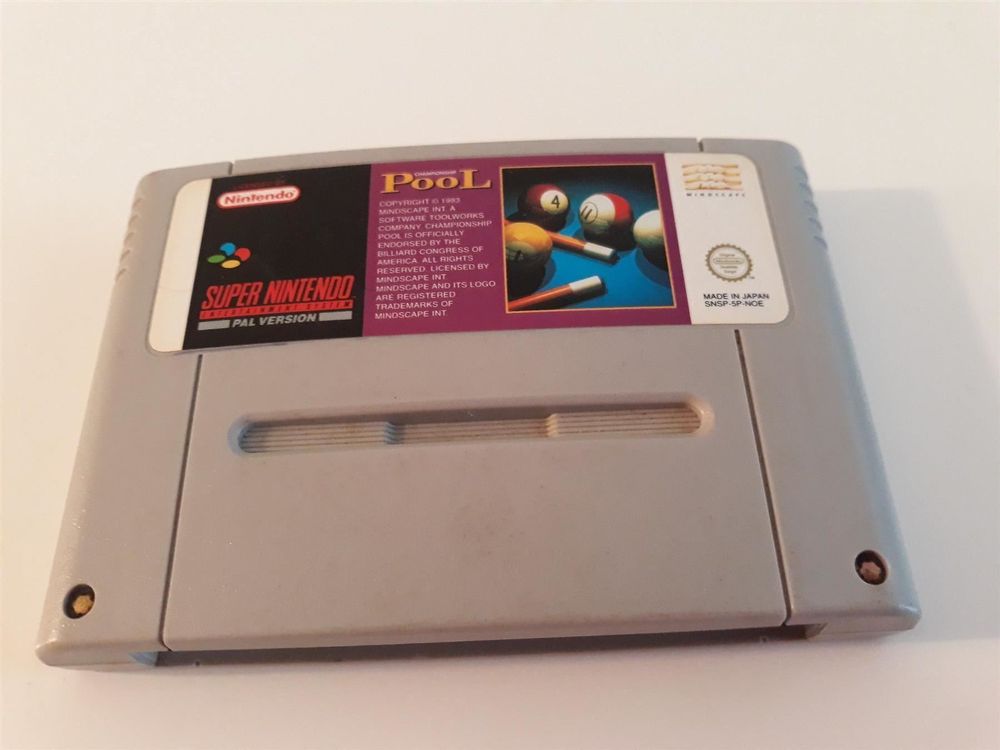 Pool Super Nintendo SNES Spiel (Gebraucht) in Aarau für CHF 15 – mit ...
