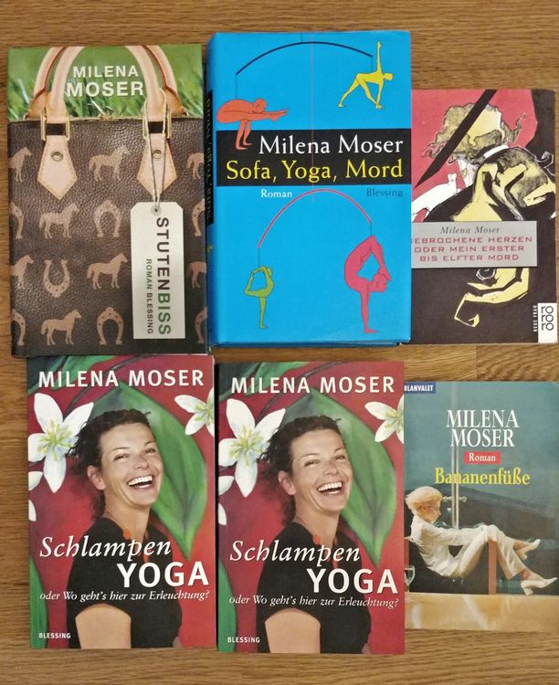 Sechs (6) Milena Moser Bücher, zwei mit Signatur / Widmung (Gebraucht ...