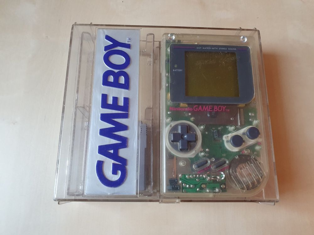 Game Boy Classic Transparent + Box + Game | Kaufen auf Ricardo
