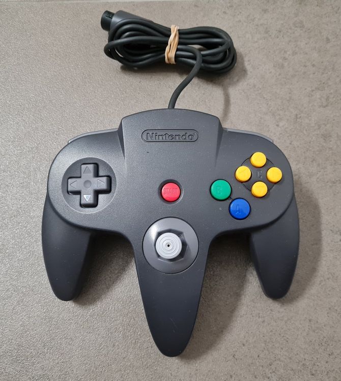 Original N64 Controller - Anthrazit - schnelle Lieferung! (Gebraucht ...