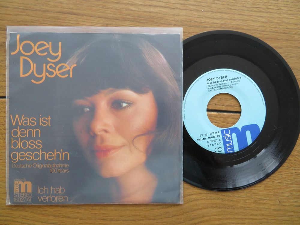 JOEY DYSER SINGEL WAS IST DENN BLOSS GESCHEHEN (Neu (gemäss ...