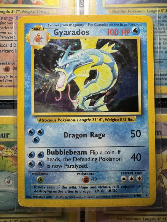 Gyarados base set 1999 (D'occasion) à Grand-Lancy pour CHF 15 – avec ...