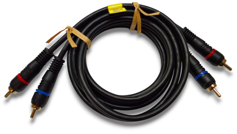 Câbles RCA – Série BlackLine by FoS - 1.5 mètre -Dual Shield (Neuf avec ...