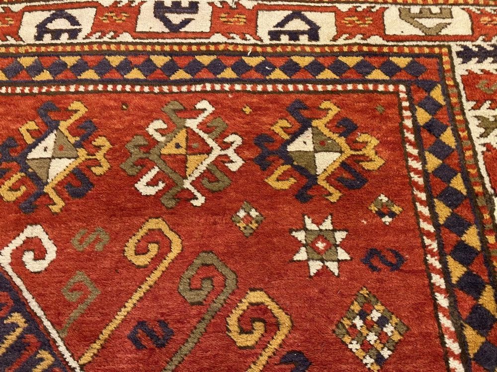 Wunderbarer sehr feiner rarer Antiker Kazak Suscha 168x241cm (Gebraucht ...