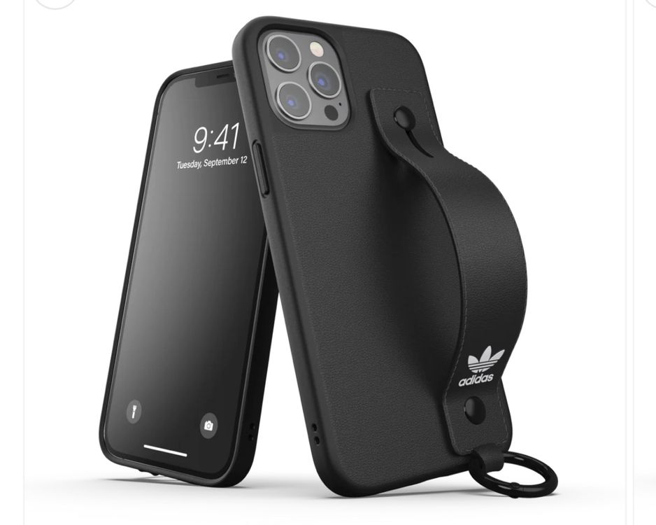Adidas Hand Strap Case Black Apple iPhone 12 Pro Max Neu (Neu und ...