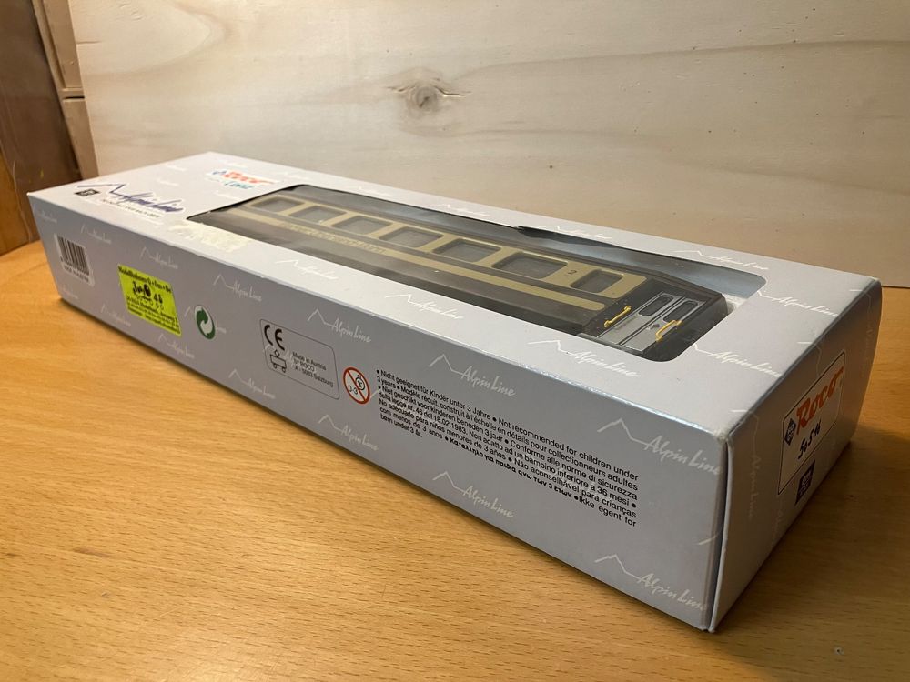 Roco Alpin Line BOB 2. Klassewagen Spur 0m FAMA UTZ (Neu (gemäss ...