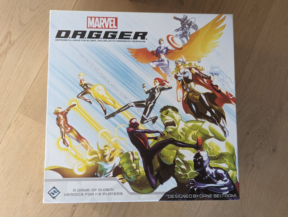Marvel Dagger Brettspiel inkl Promo Dice - Englisch | Kaufen auf Ricardo