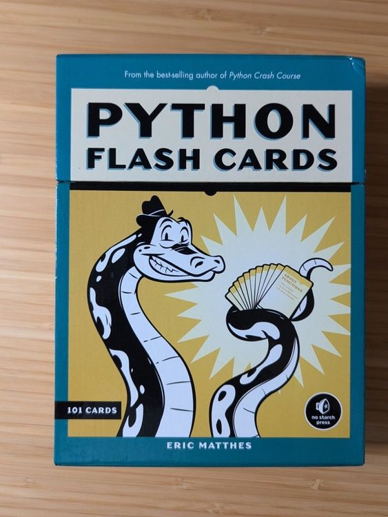 Python Flash Cards (Gebraucht) in Arni AG für CHF 1 – mit Lieferung auf Ricardo kaufen
