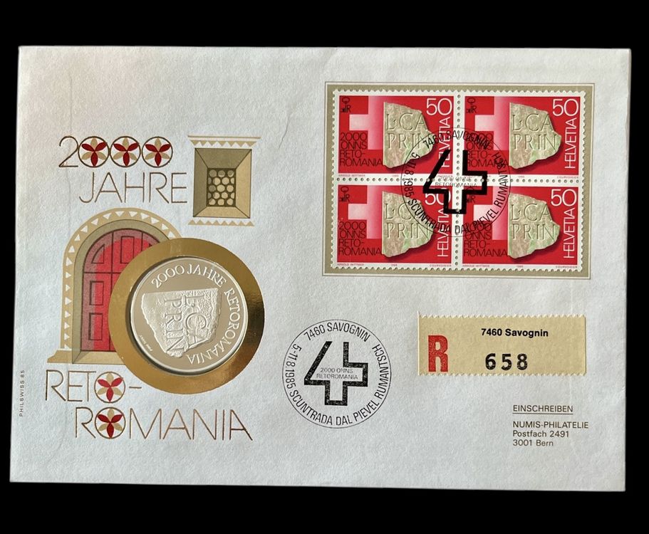 Numisbrief 2000 Jahre Retoromansch (Neu und originalverpackt) in Winterthur für CHF 16 – mit ...