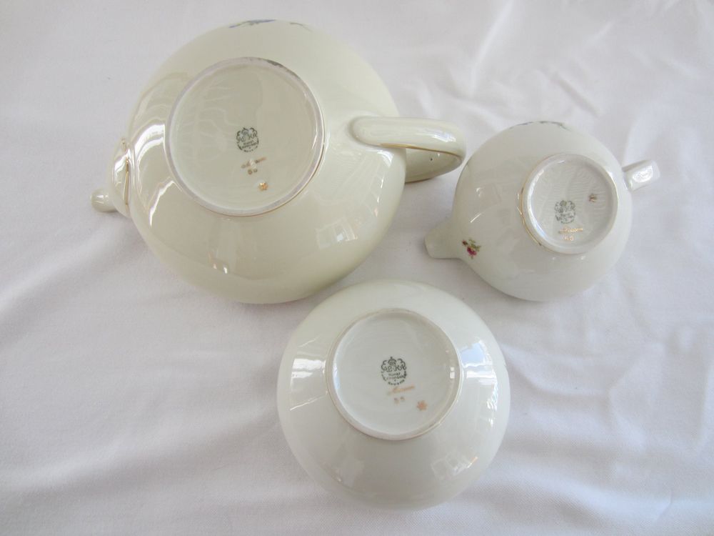Meissen Tee Set Porzellan Blumenmotiv | Kaufen auf Ricardo