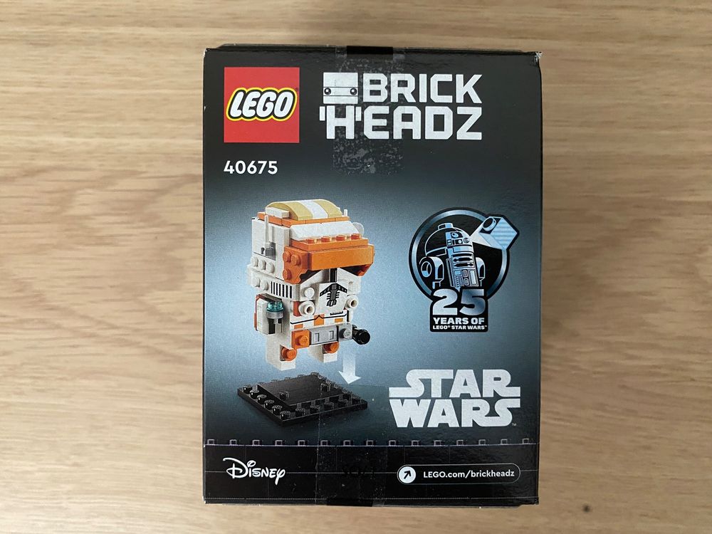 LEGO Star Wars BrickHeadz Clone Commander Cody (40675) (Nuovo e nell ...