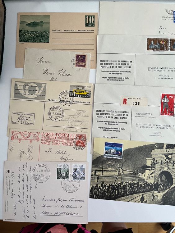 50 FDC/Belege Schweiz ab Alt (Gebraucht) in Murgenthal für CHF 2 – mit Lieferung auf Ricardo kaufen