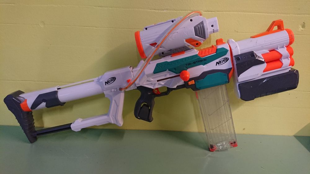 NERF Tri-strike Modulus (Gebraucht) in Riaz für CHF 19.95 – mit ...