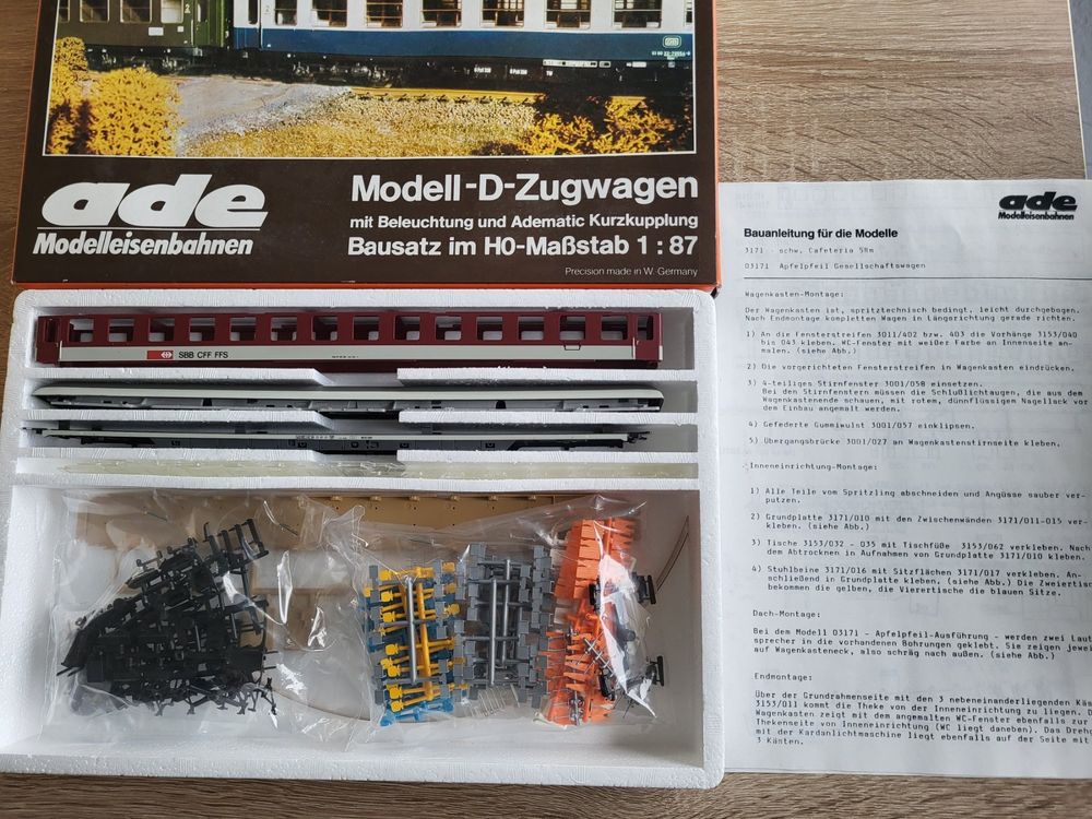 H0 ADE Modell Bausatz SBB SRm Cafeteria NEU ! | Kaufen auf Ricardo