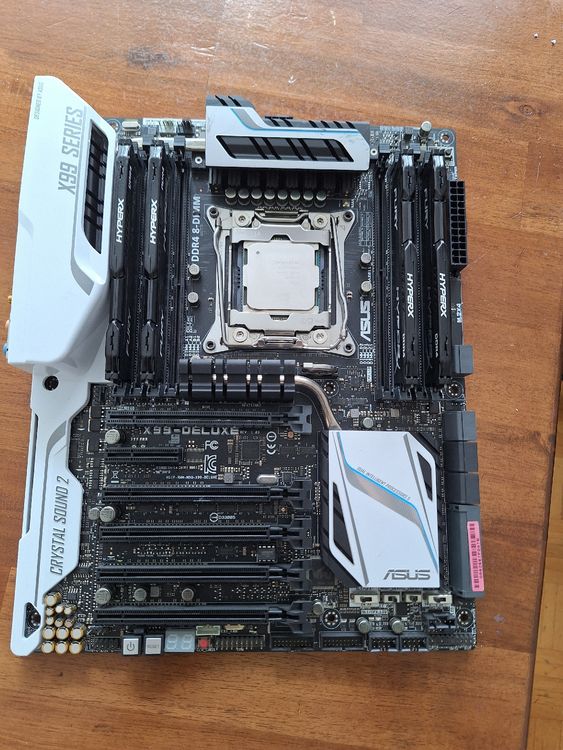 Asus x99- Deluxe mainboard mit Intel i7-6850k und 32 G Ram (Gebraucht ...