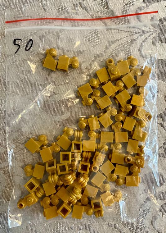Lego 50 x Brick, Modified 1 x 1 with Scroll (Part. 20310) | Kaufen auf ...