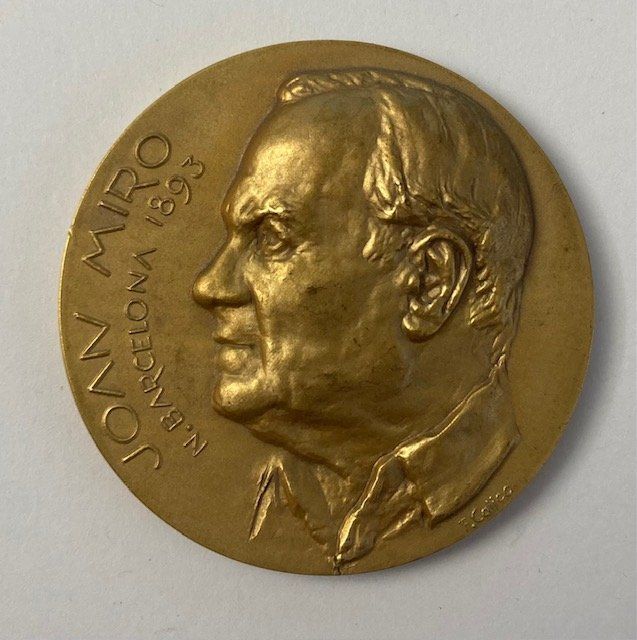 Bronzemedaille Joan Miró 1893-1983 Künstlermedaille (Gebraucht) in Luzern für CHF 4 – mit ...