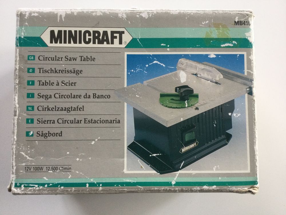 Minicraft Tischkreissäge MB410 | Kaufen auf Ricardo