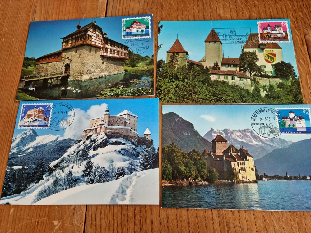 1978 FDC Maximumkarten Pro Patria | Kaufen auf Ricardo