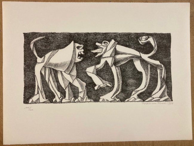 Lithografie signiert Max von Moos 1974 (ID b1861) (Gebraucht) in ...