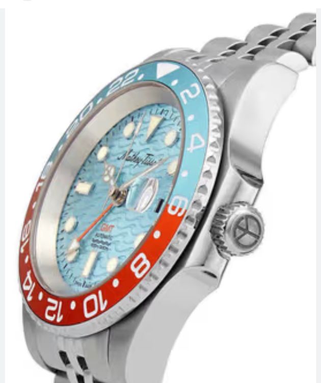 Mathey Tissot GMT Submariner ICE Blue Dial Pepsi (Gebraucht) in für CHF ...