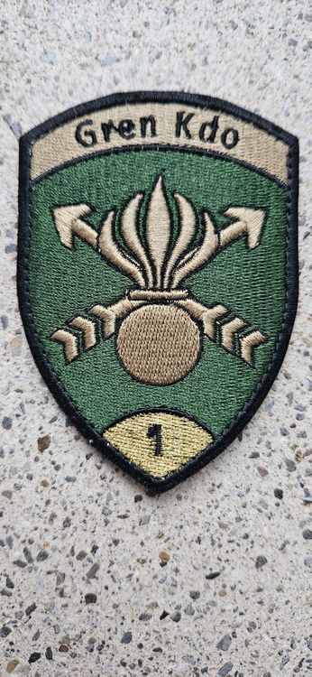 Badge Grenadier Kdo 1 Gold mit klett *** (Neu und originalverpackt) in ...