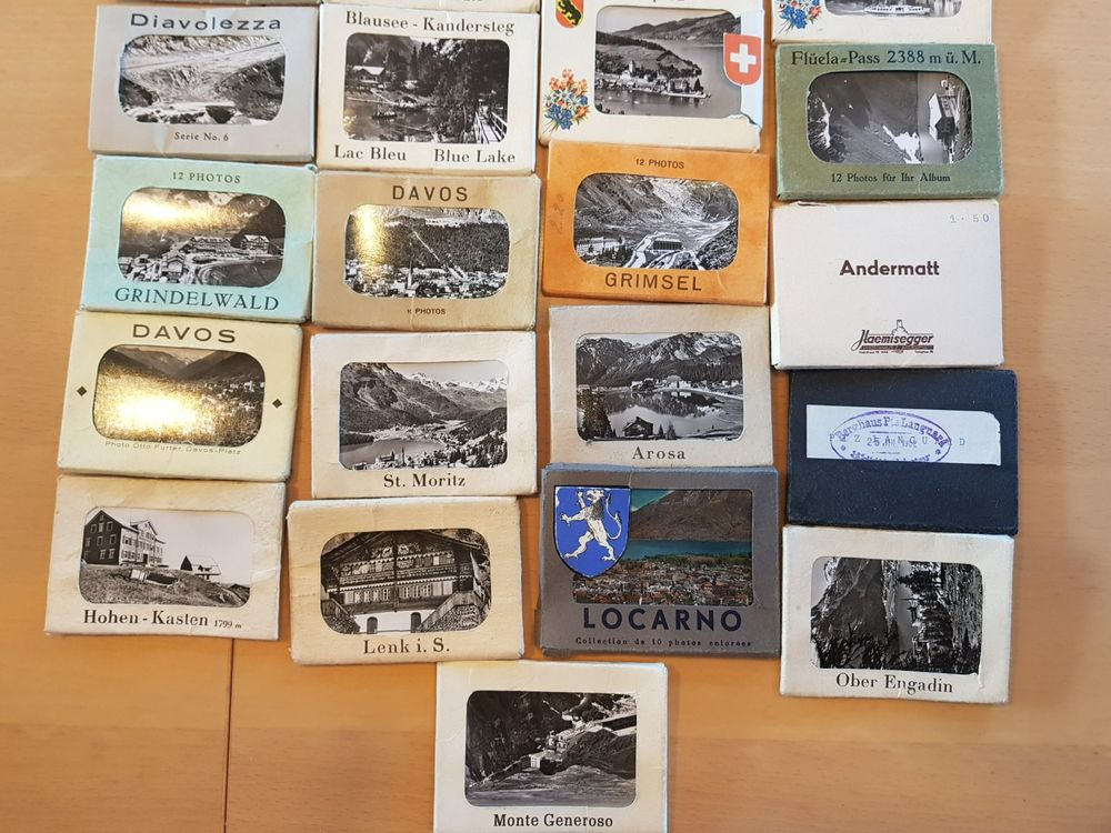 28 Sammlungen von Mini-Ansichtskarten Schweiz (Neu (gemäss Beschreibung)) in Münchwilen TG für ...