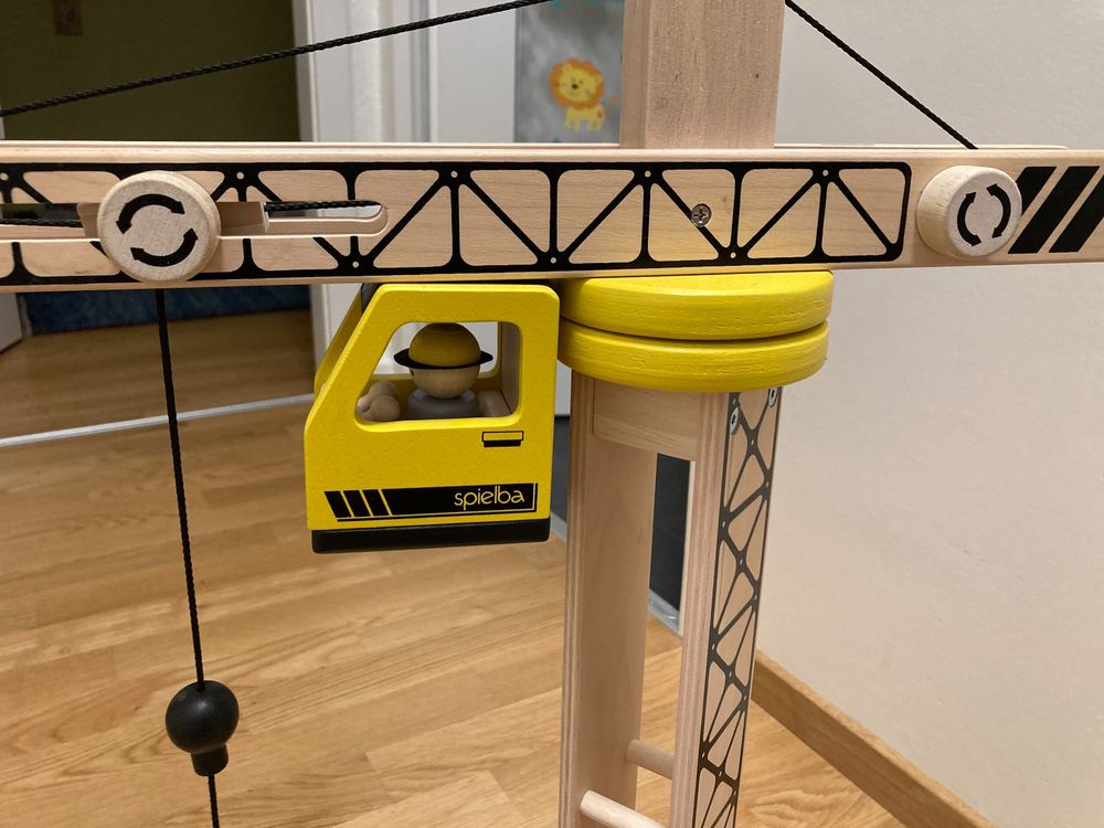 Kran aus Holz von Spielba | Kaufen auf Ricardo Kran aus Holz von Spielba | Kaufen auf Ricardo