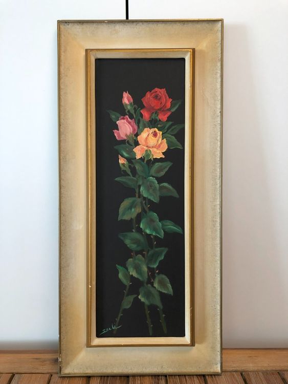 Die langen Rosen, schmal, fein, 26 cm breit x 56.5 cm hoch (Gebraucht) in Hirzel für CHF 40 ...