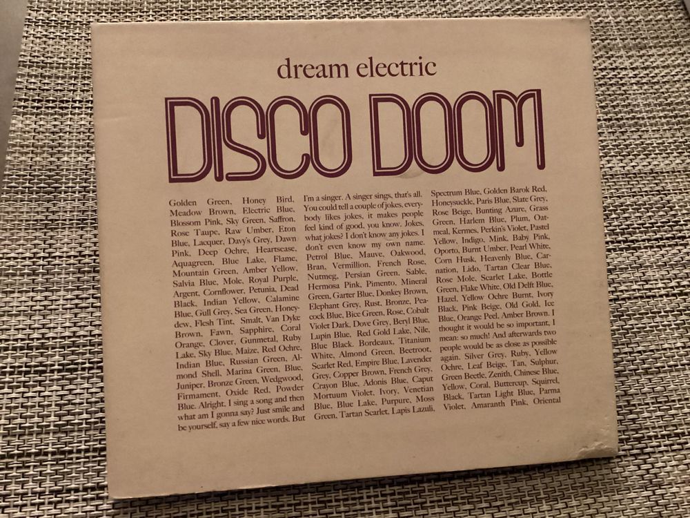 Disco Doom – Dream Electric (Digipack) (Gebraucht) in Reinach AG für ...