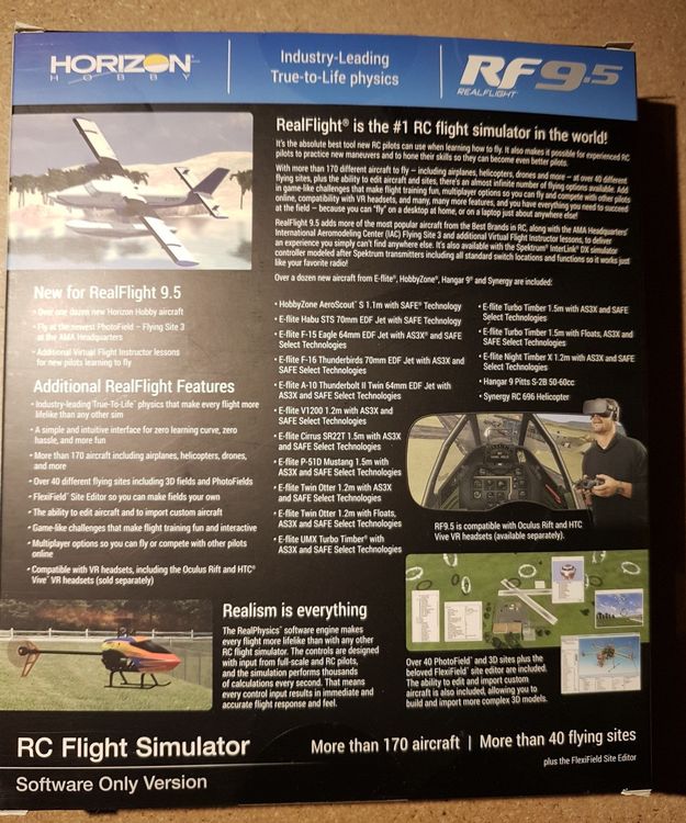 Realflight 9.5 von Horizon Hobby | Kaufen auf Ricardo