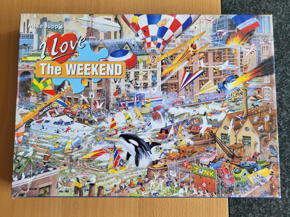 GIBSONS Puzzle I LOVE THE WEEKEND 1000 Teile | Kaufen auf Ricardo