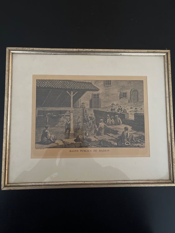 Antiker Stich Baden | Kaufen auf Ricardo
