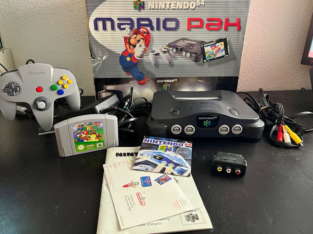 Nintendo 64 Mario Pak in Top-Zustand mit OVP ab 1CHF!! (Gebraucht) in ...