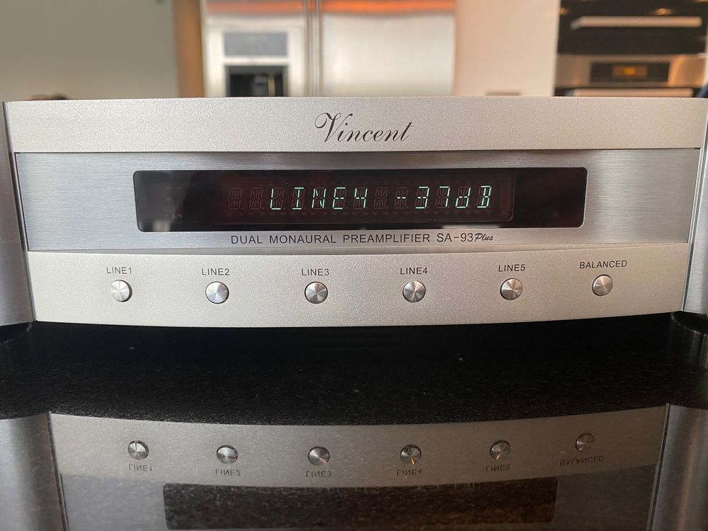 Vincent SA-93 Plus High End Preamplifier mit leichtem Defekt (Gebraucht ...