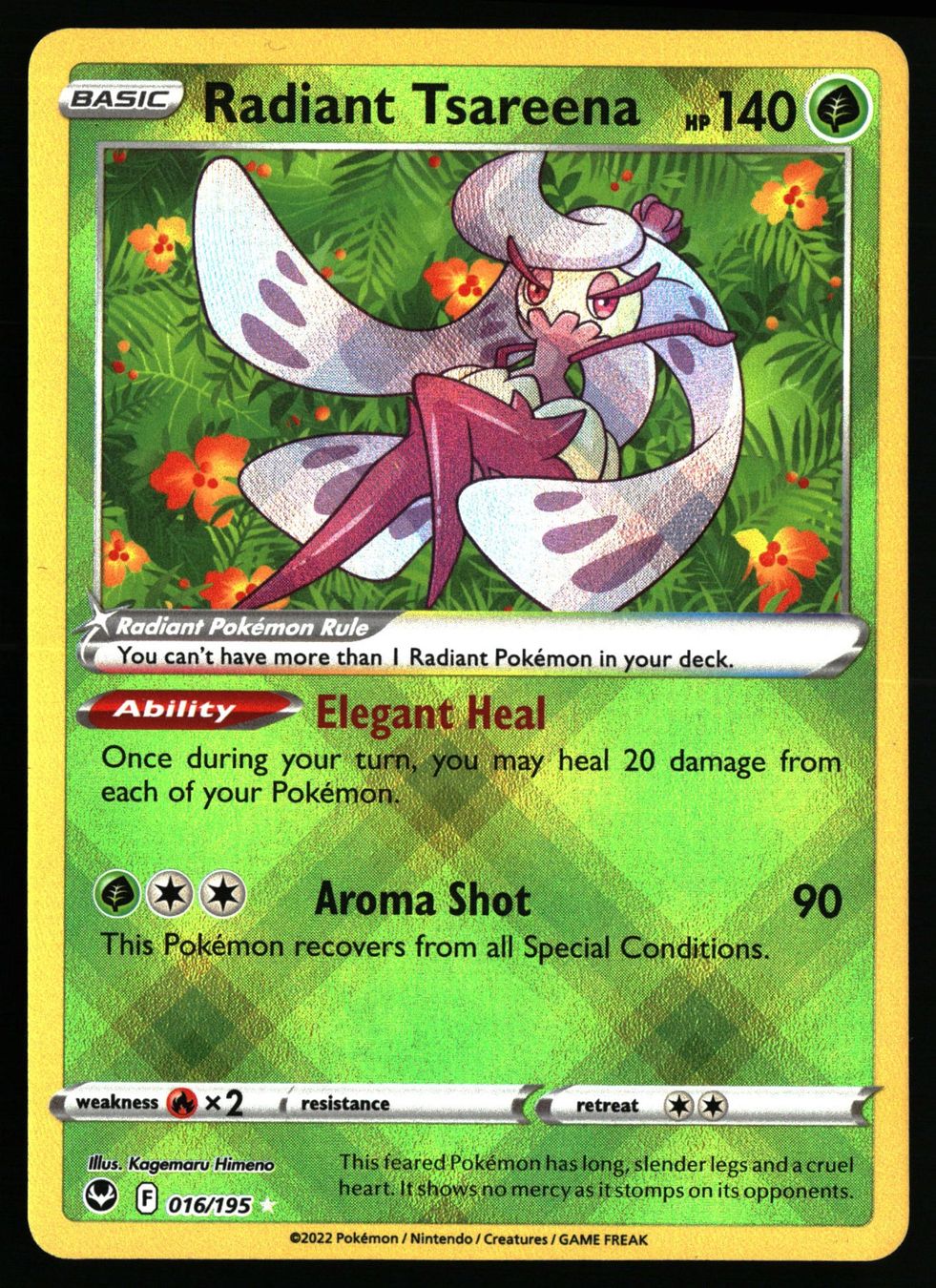 Radiant Tsareena #16 Pokemon Silver Tempest (Gebraucht) in Feuerthalen ...