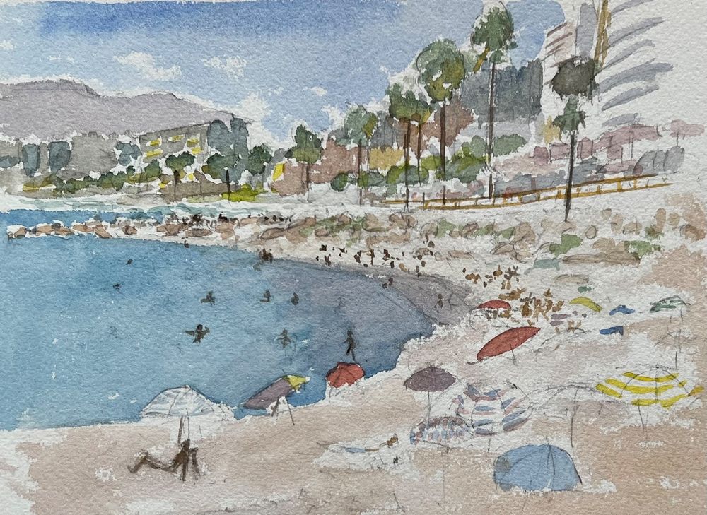 Hans LANZ, Cannes Aquarell (Gebraucht) in Zürich für CHF 5 – mit ...