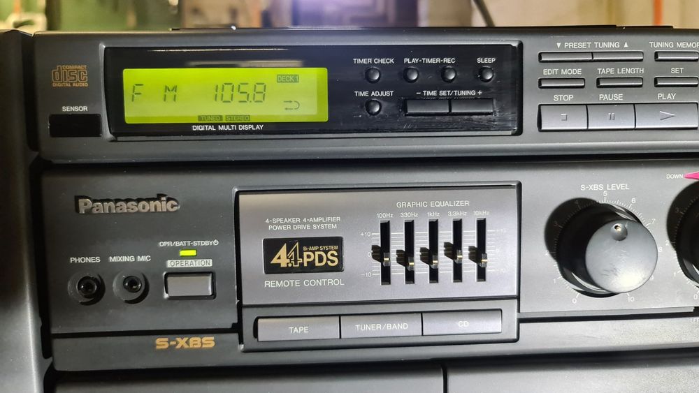 Panasonic RX-DT680 Boombox / Ghettoblaster-Radiorekorder (Gebraucht) in ...