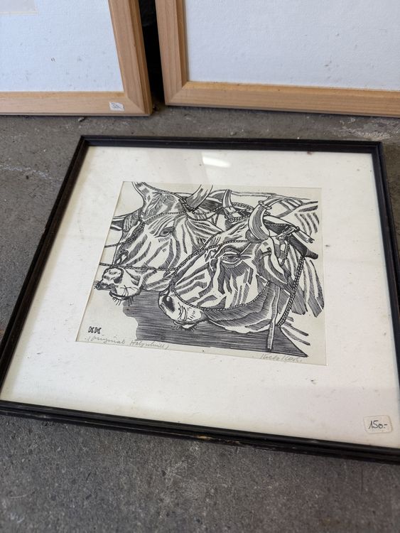 Karl Krebs 5x Holzschnitt aus Nachlass Kunstauktion ab 1.- (Gebraucht ...