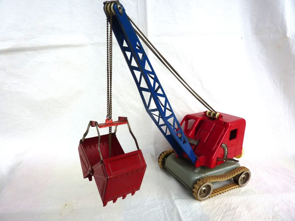 Spielzeug Bagger Gama 280, ca. 1960, Ketten-Raupenbagger (Gebraucht) in ...
