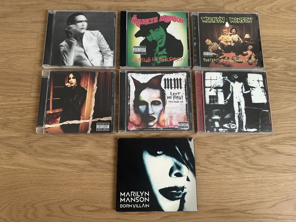7x CD Alben Sammlung Marilyn Manson (Gebraucht) in Birmensdorf ZH für ...