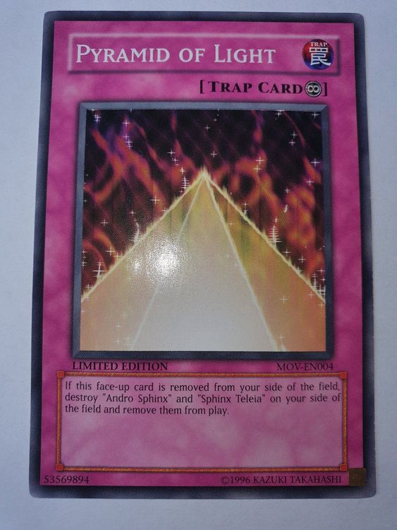 Yugioh: Pyramid of Light MOV-EN004 Limited !!! | Kaufen auf Ricardo