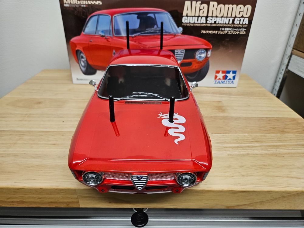 Tamiya Alfa Romeo Giulia Sprint GTA M-06 58486 | Kaufen auf Ricardo