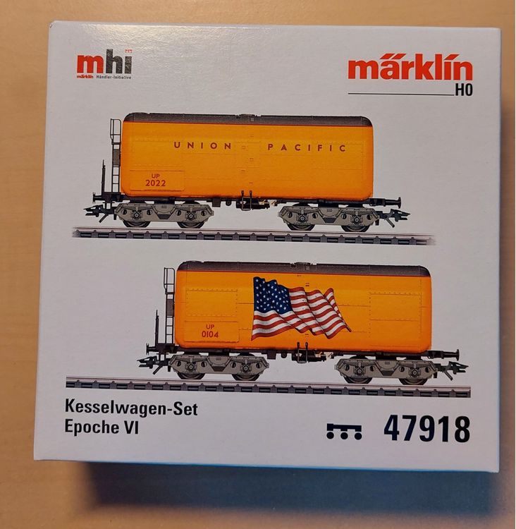 47918 Märklin Kesselwagenset USA 1. Aprilscherz (Neu und ...
