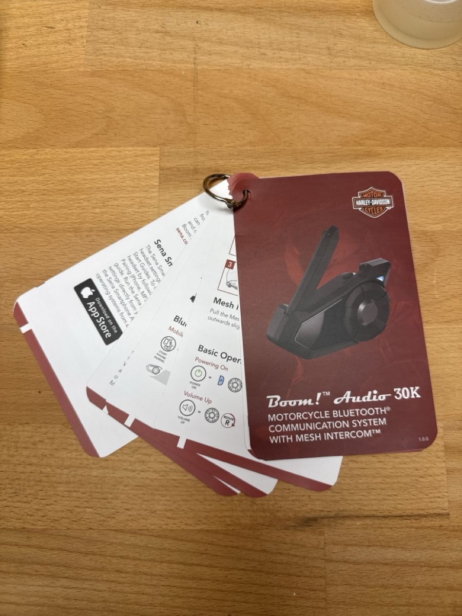 Harley Davidson Boom Audio 30k Helmet Headset - single (Gebraucht) in ...