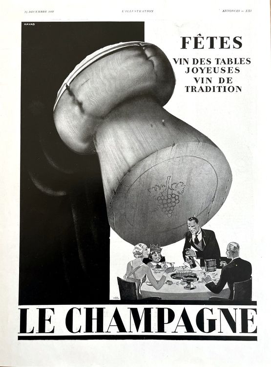 Champagne Grafik - Alte Werbung / Ancienne publicité 1932 | Kaufen auf ... Champagne Grafik - Alte Werbung / Ancienne publicité 1932 | Kaufen auf ...