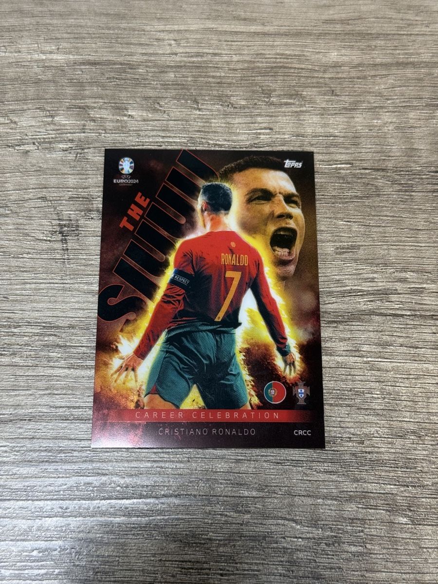 Cristiano Ronaldo Euro 2024 Career Celebration – Topps Match (Neu ...
