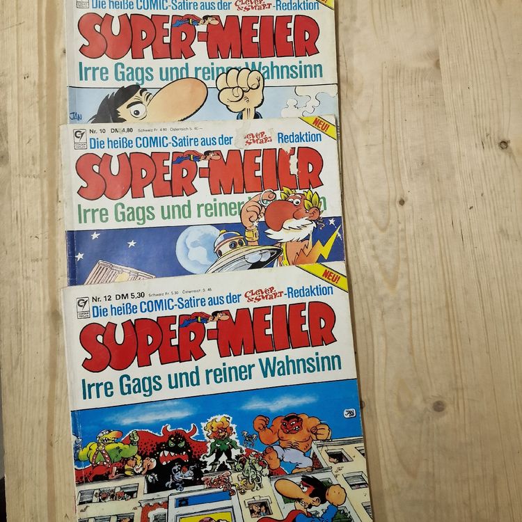 3x Super-Meier Comics, Satire, Humor, Vintage | Kaufen auf Ricardo